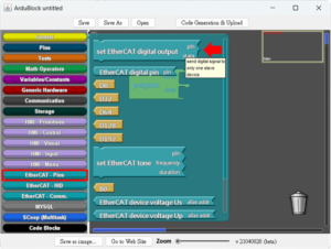 Start Guide: Digital Output with 86EVA and ArduBlock - QEC
