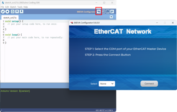 86EVA, EtherCAT-Based Virtual Arduino - QEC