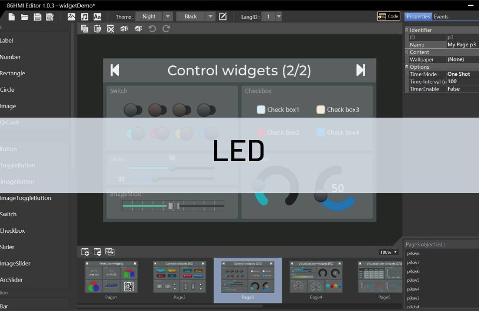 86HMI::LED - QEC
